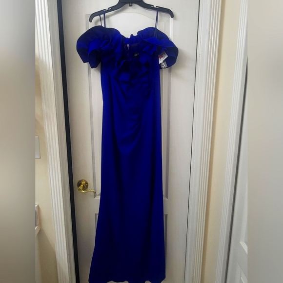 Xscape | Dresses | Xscape Royal Blue Formal Dress | Poshmark